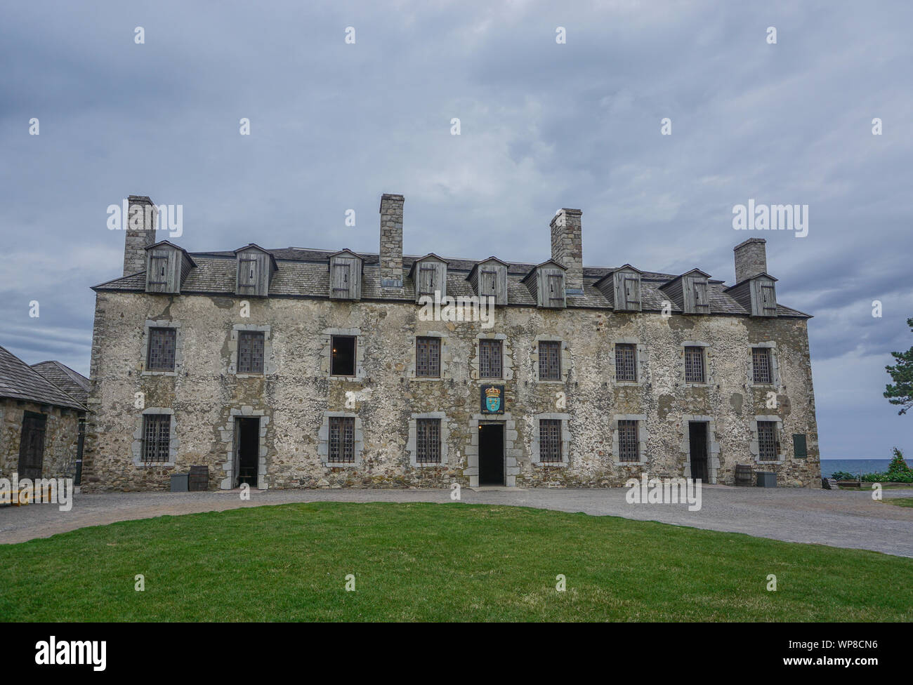 Porter, New York, USA: The 18th-century "French Castle" on the 23-acre ...