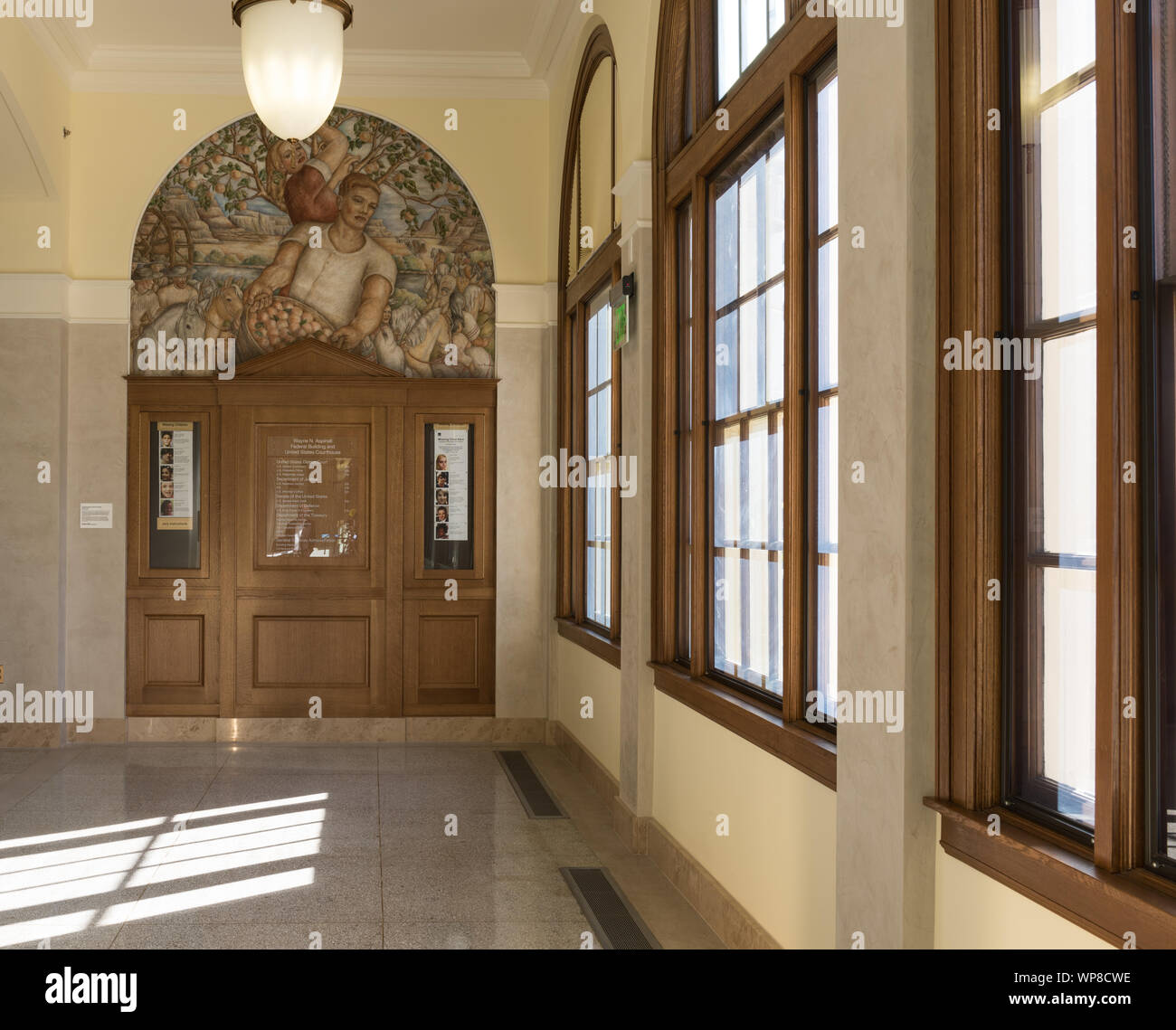 Wpa mural hi-res stock photography and images - Alamy