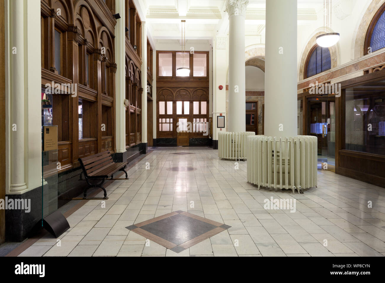 Lobby at Old Post Office Building located on Pennsylvania Avenue in ...