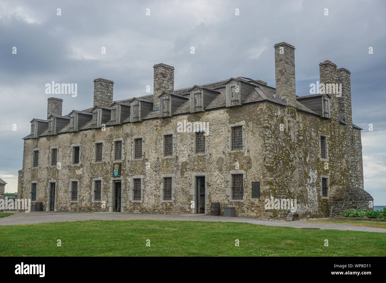 Porter, New York, USA: The 18th-century "French Castle" on the 23-acre ...