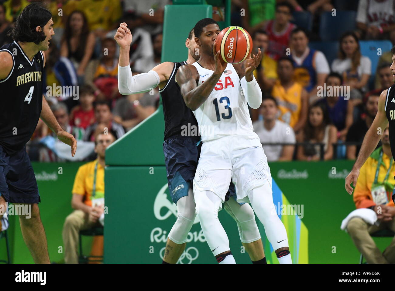 United States Basketball Selection at the 2016 Olympic Games Stock ...
