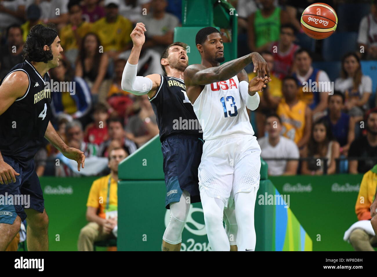 United States Basketball Selection at the 2016 Olympic Games Stock ...