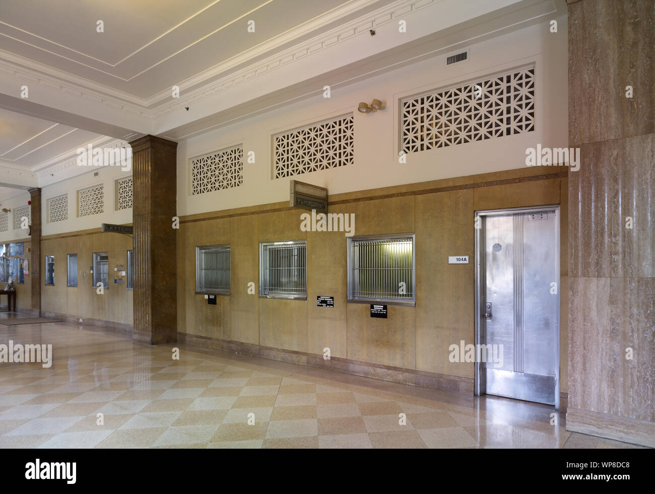 Lobby of historic courthouse, Federal Building and U.S. Courthouse ...