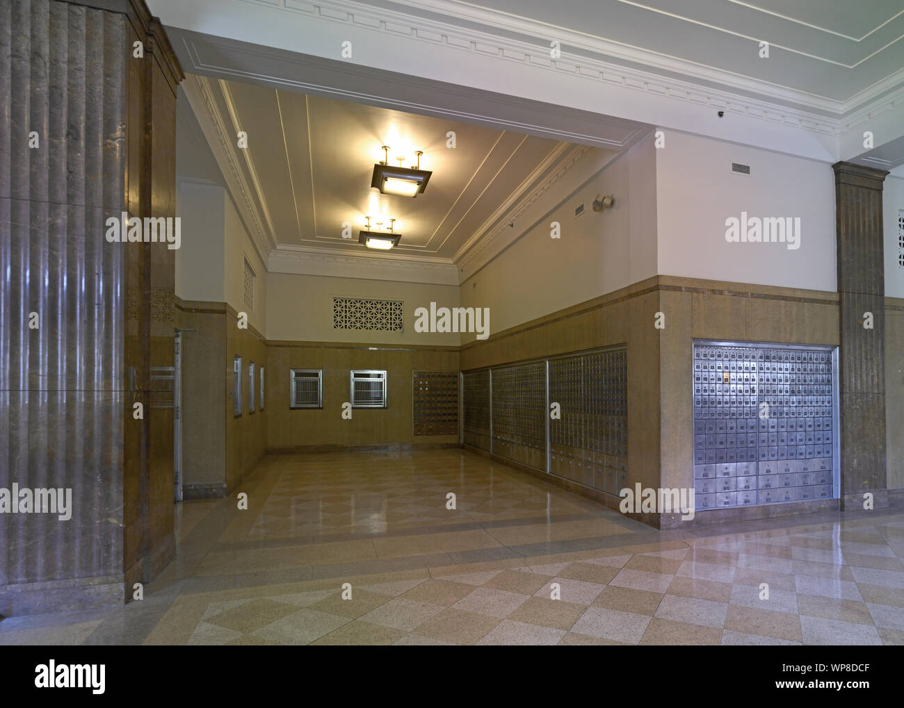 Lobby of historic courthouse, Federal Building and U.S. Courthouse ...