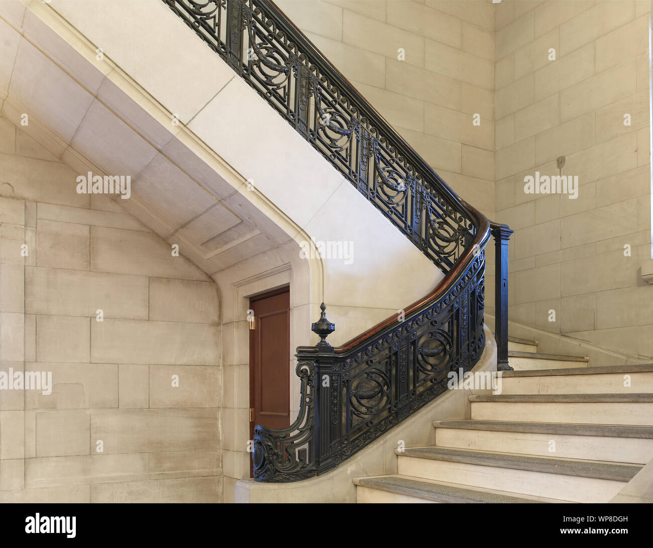 Lobby stairs, Federal Building and U.S. Courthouse, Providence, Rhode ...