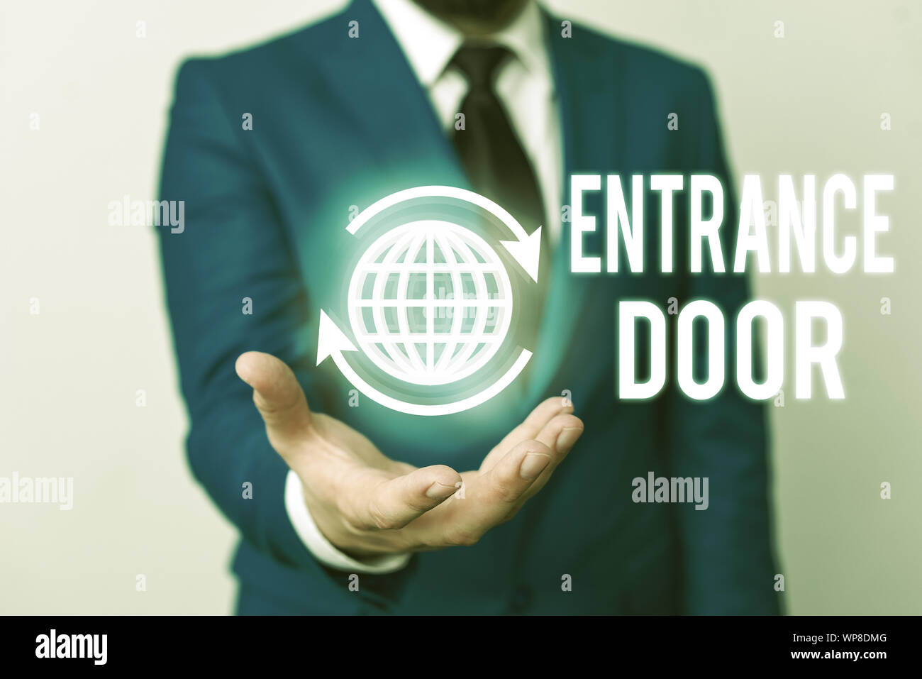 Word writing text Entrance Door. Business photo showcasing Way in ...