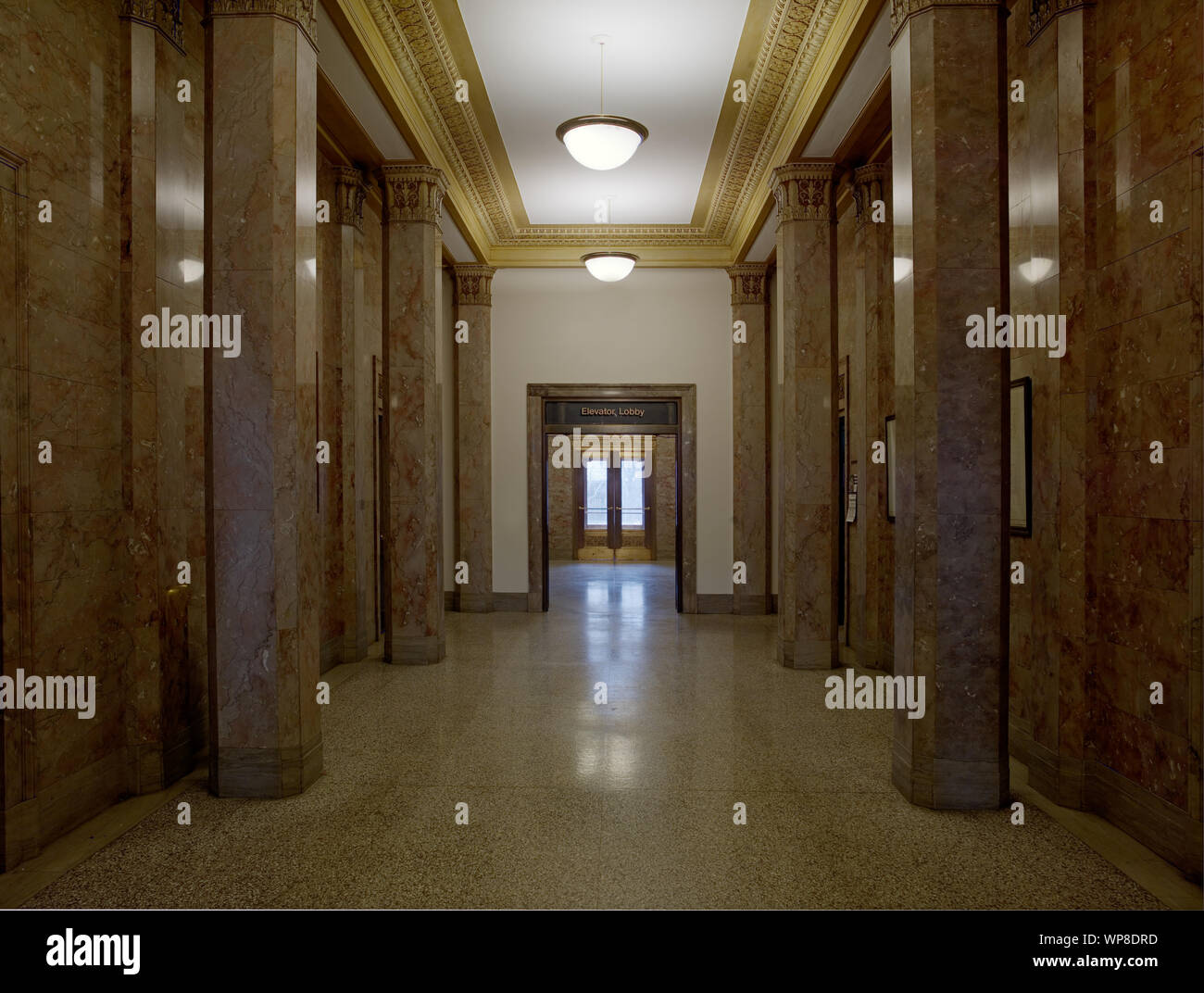 Lobby, U.S. Courthouse, Toledo, Ohio Stock Photo - Alamy