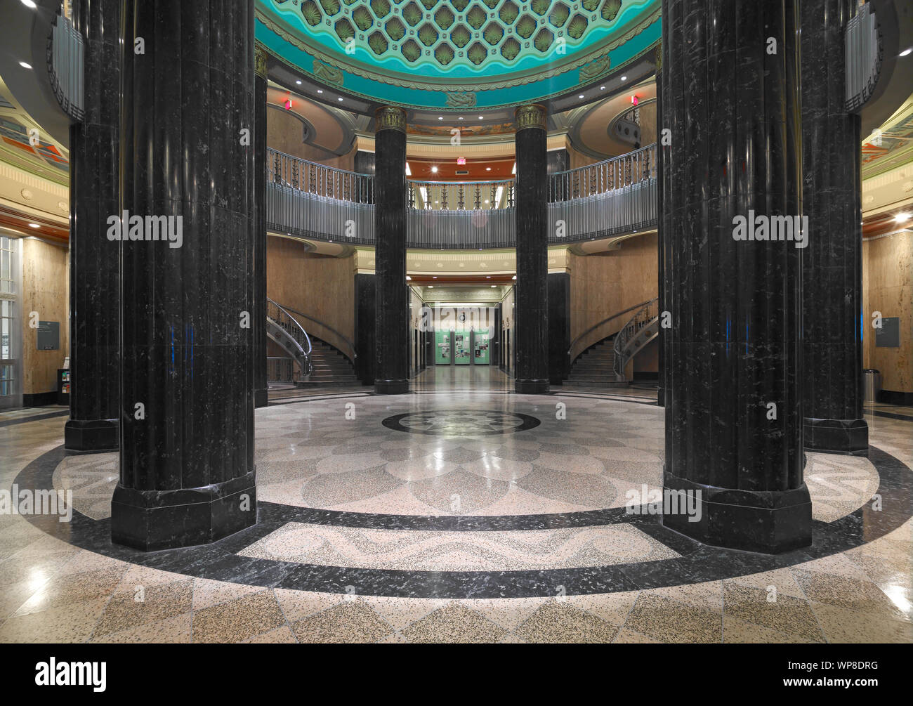 Lobby, U.S. Custom House, Philadelphia, Pennsylvania Stock Photo - Alamy