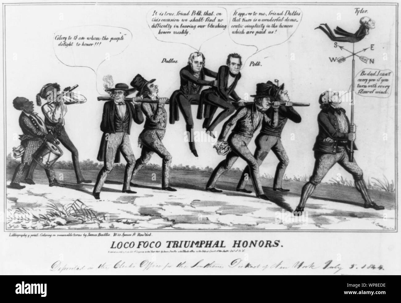 Loco Foco triumphal honors Stock Photo - Alamy