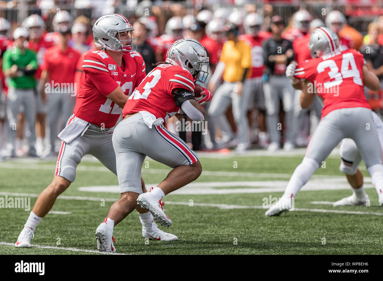 Columbus, Ohio, USA. 7th Sep, 2019. Ohio State Buckeyes quarterback ...
