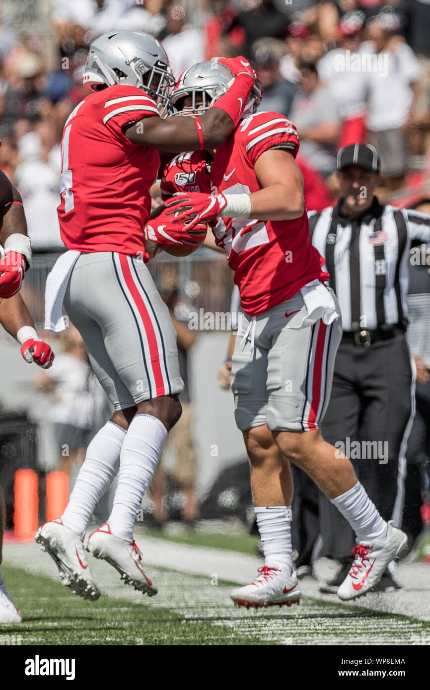 Columbus, Ohio, USA. 7th Sep, 2019. Ohio State Buckeyes safety Jordan ...
