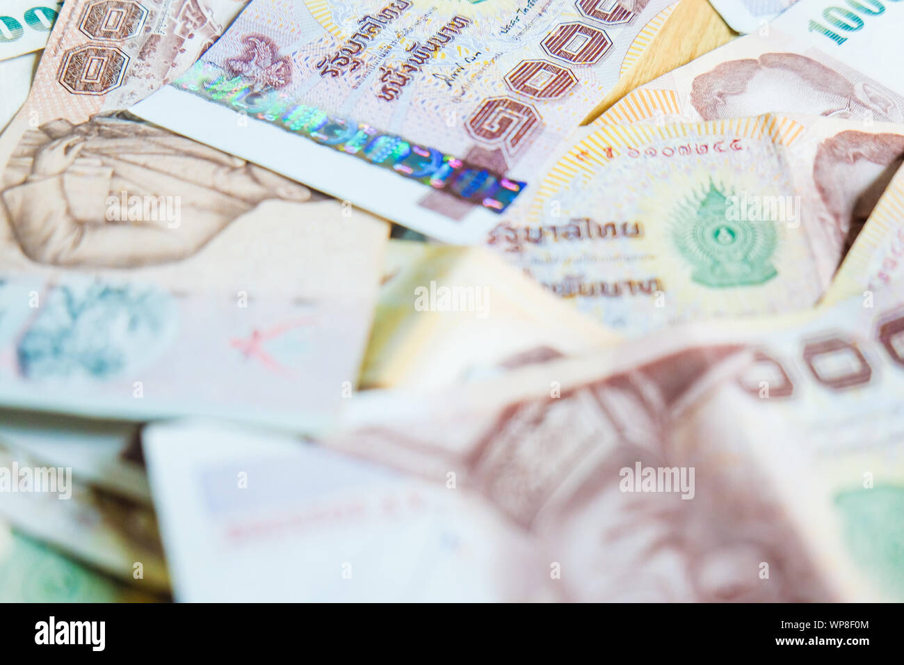 1000 THB money background close up object of business concept, Thai ...