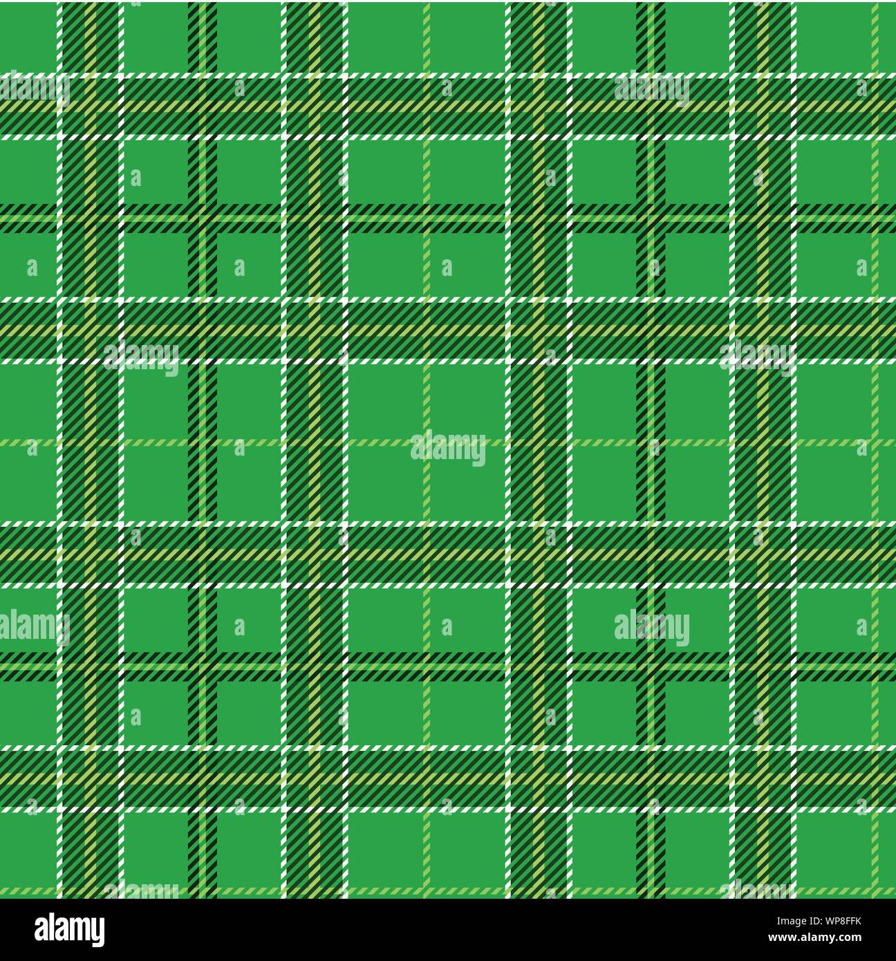 Vector seamless green tartan fabric pattern Stock Vector Image & Art ...