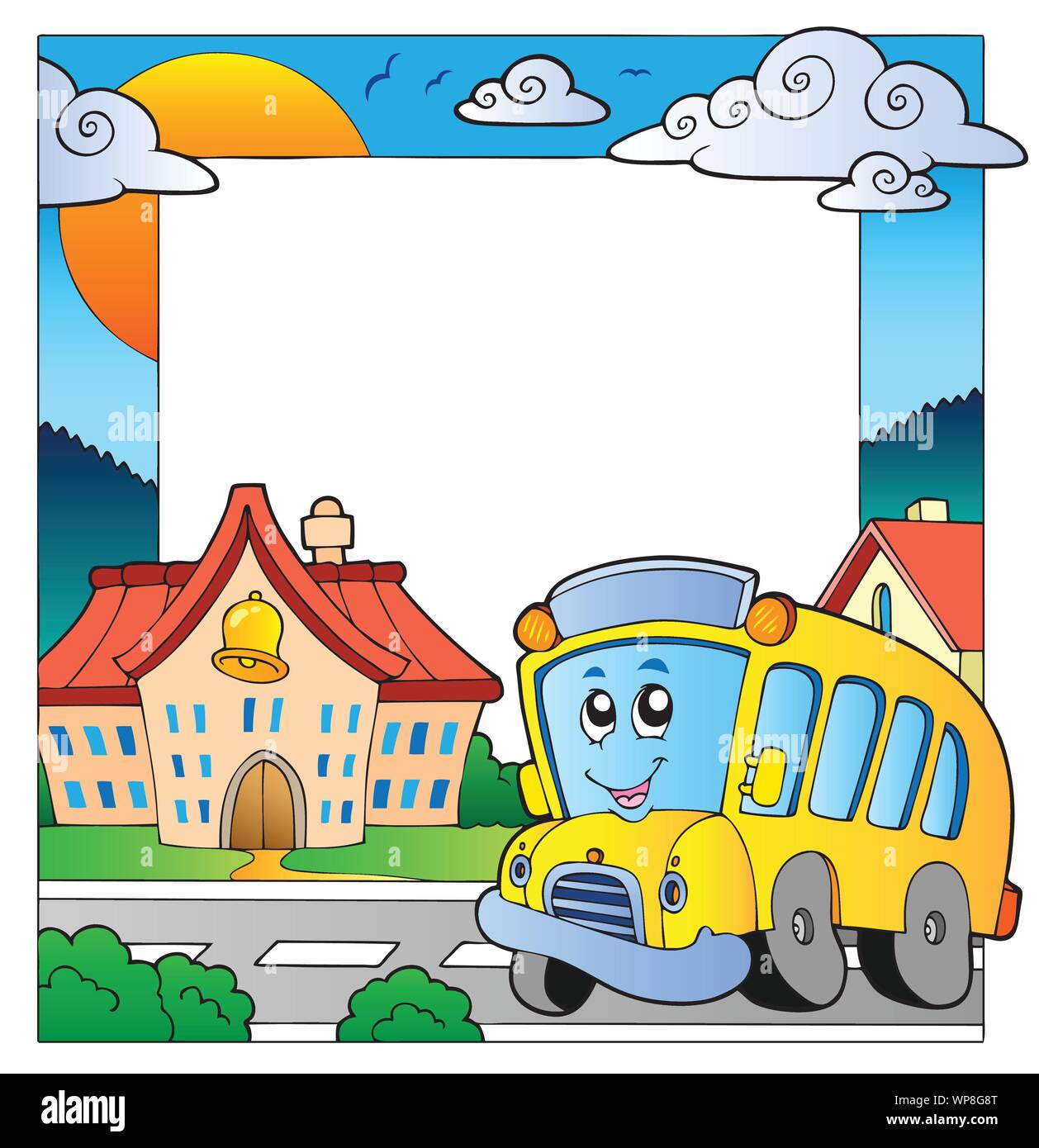 School theme frame 5 Stock Vector Image & Art - Alamy