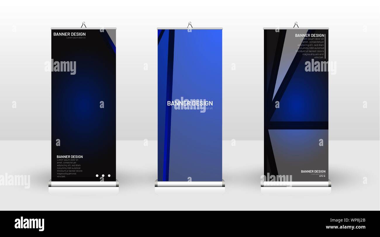 Vertical banner template design. can be used for brochures, covers ...