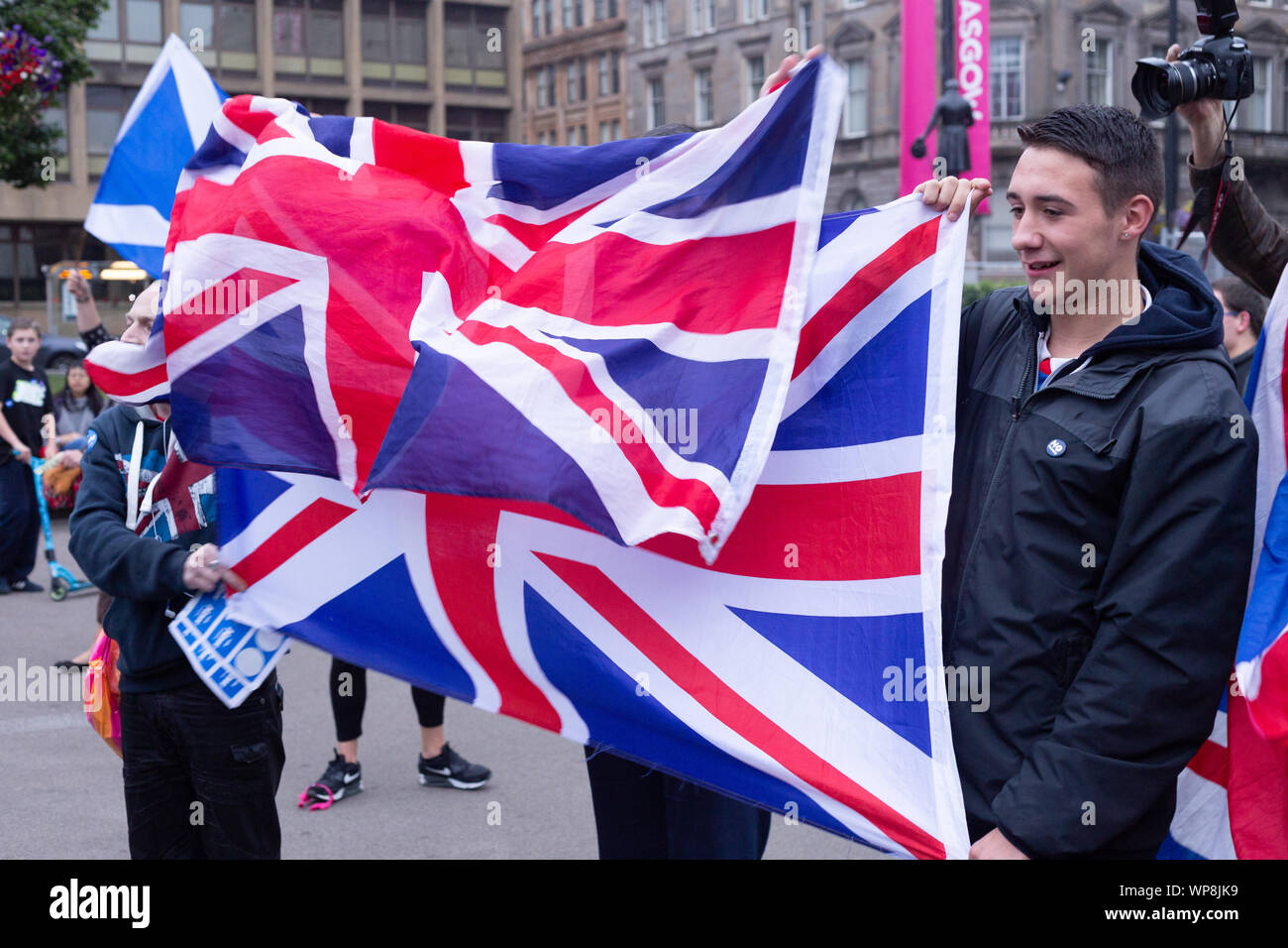 George square independence rally hi-res stock photography and images ...