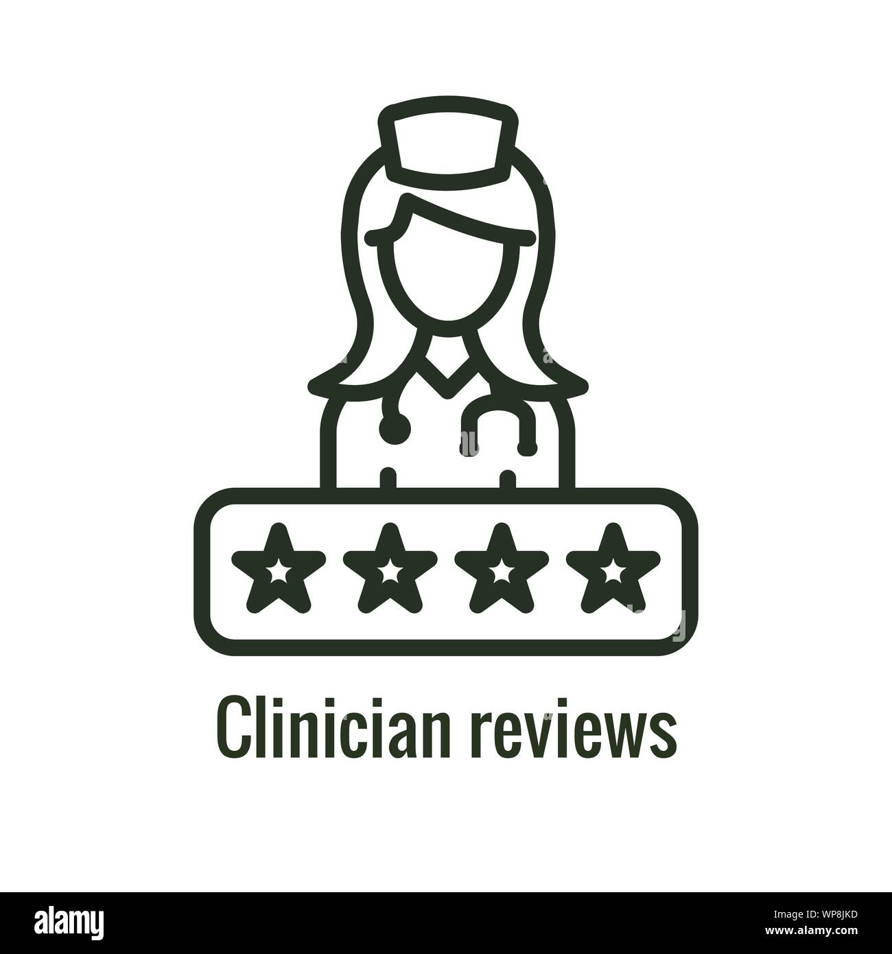 Patient Satisfaction Icon - patient experience imagery and rating idea ...