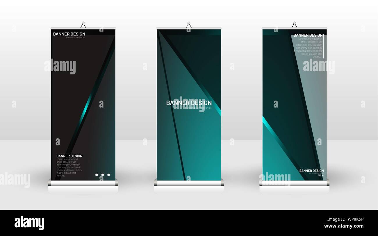 Vertical banner template design. can be used for brochures, covers ...