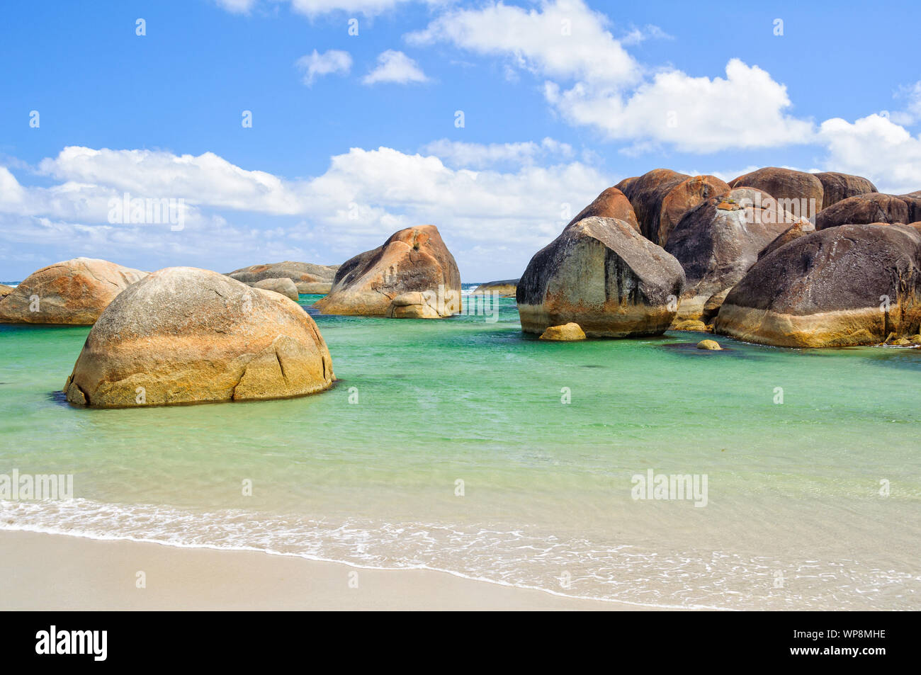 Elephant Rocks, huge cracked oval boulders, in William Bay National ...