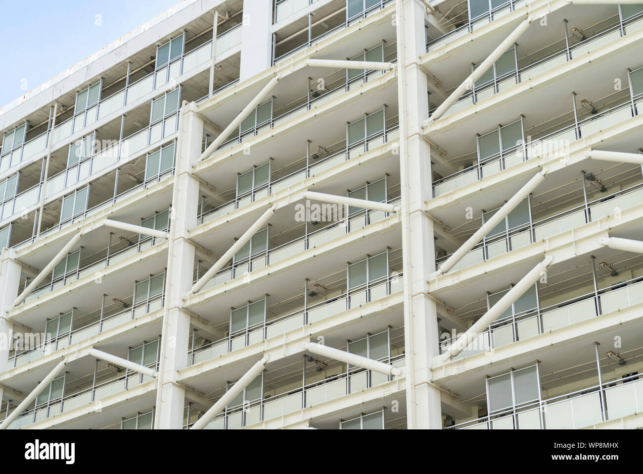 Seismic reinforcement building, Shinagawa-Ku, Tokyo, Japan Stock Photo ...