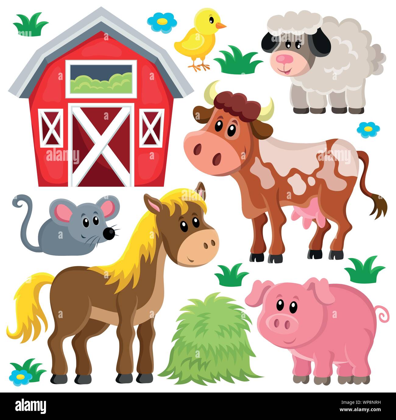 Farm Animals Chicken Pig High Resolution Stock Photography and Images ...