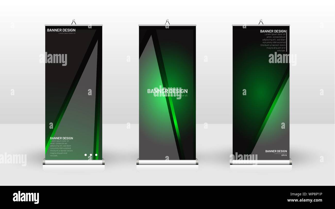 Vertical banner template design. can be used for brochures, covers ...