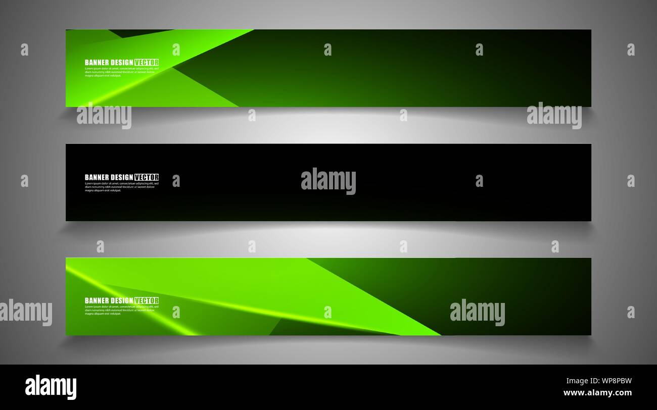 set the triangle background light header banner. Abstract composition ...