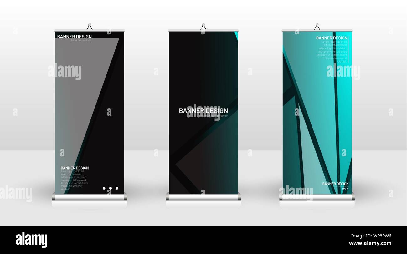 Vertical banner template design. can be used for brochures, covers ...