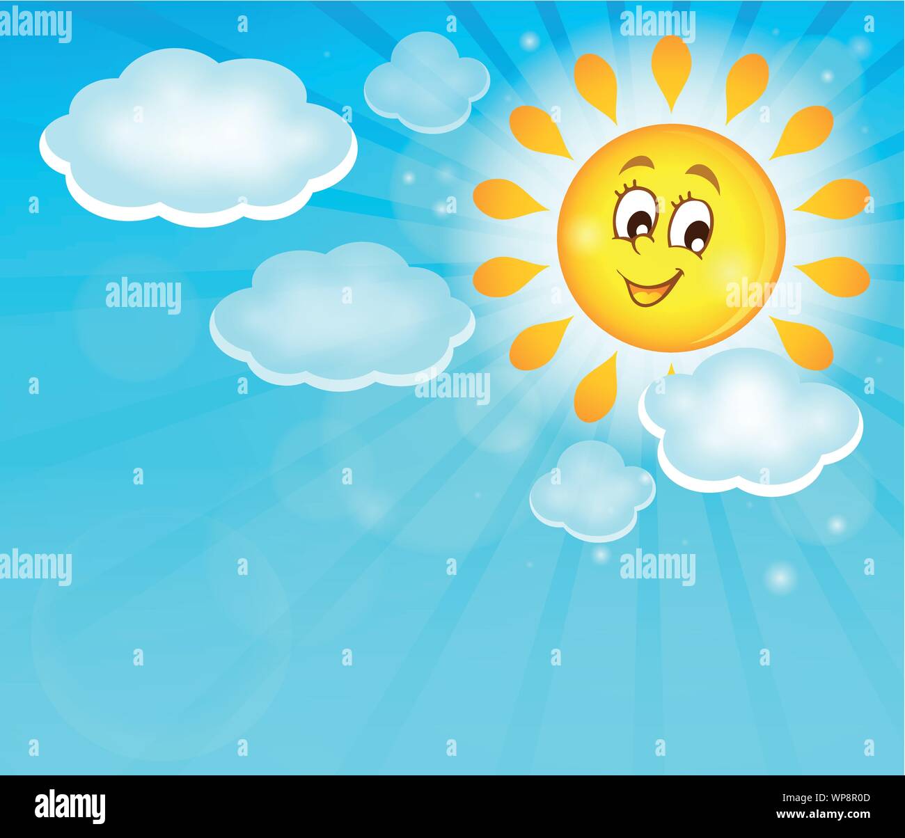 Image with happy sun theme 5 Stock Vector Image & Art - Alamy