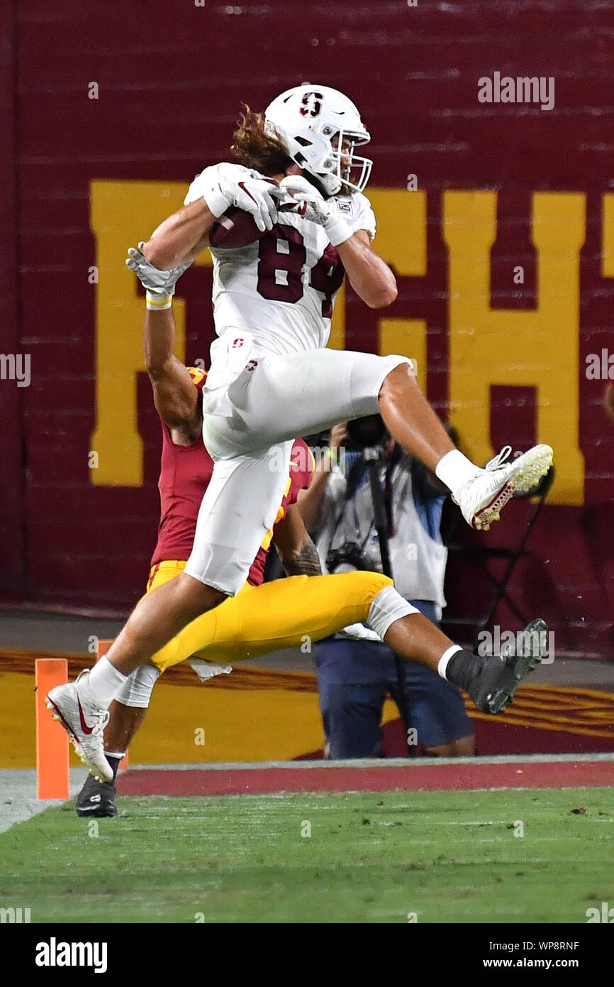 Los Angeles, CA. 7th Sep, 2019. Stanford Cardinal tight end Colby ...