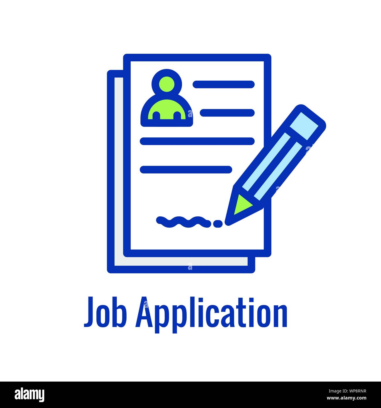 Hiring Process icon that shows an aspect of being a new hire Stock ...