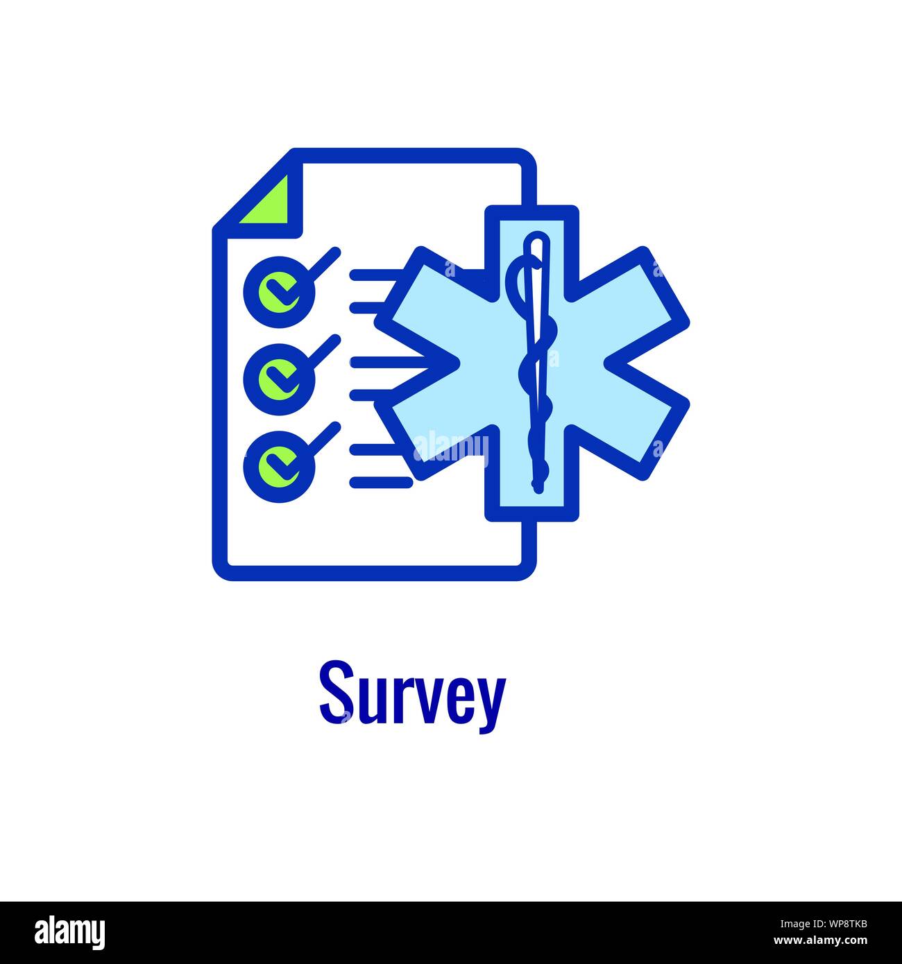 Patient Satisfaction Icon - patient experience imagery and rating idea ...