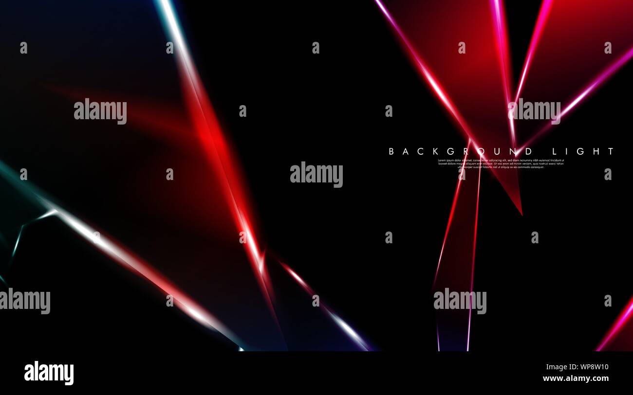 Modern technology design with a backdrop of luminous triangles. Vector ...