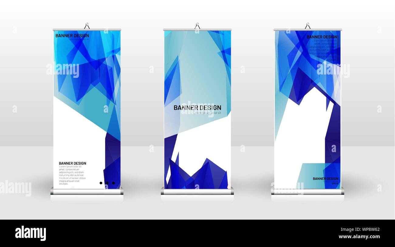 Vertical banner template design. can be used for brochures, covers ...