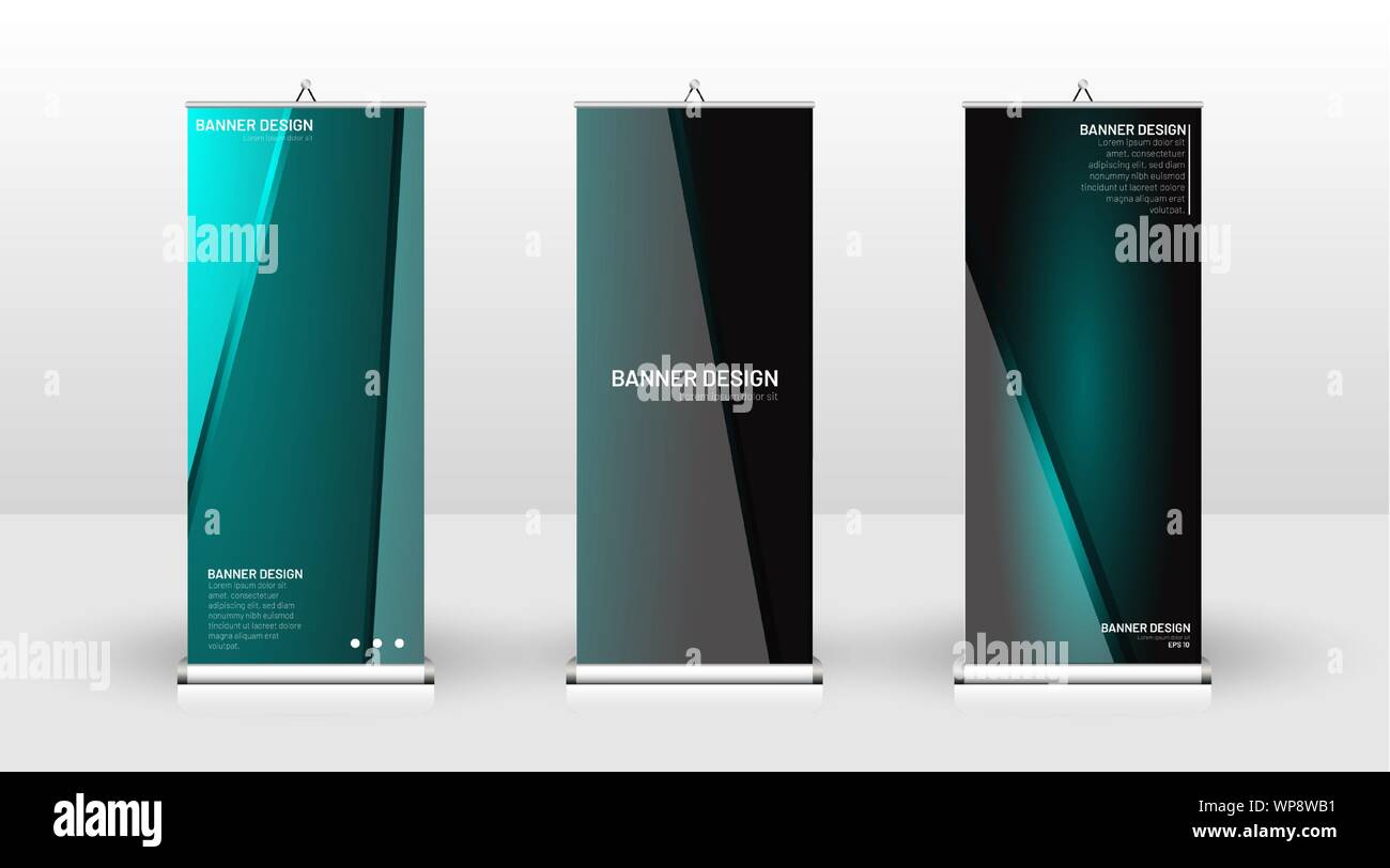 Vertical banner template design. can be used for brochures, covers ...