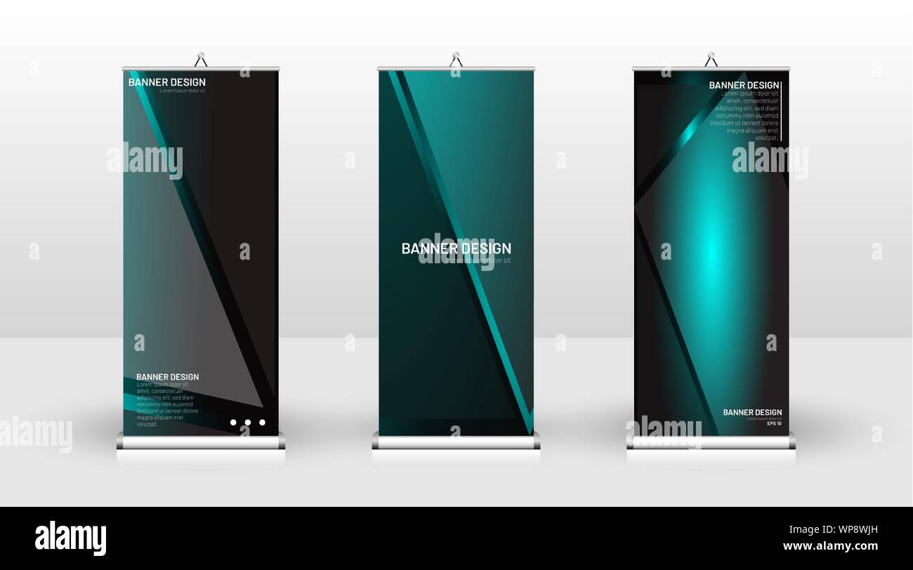 Vertical banner template design. can be used for brochures, covers ...