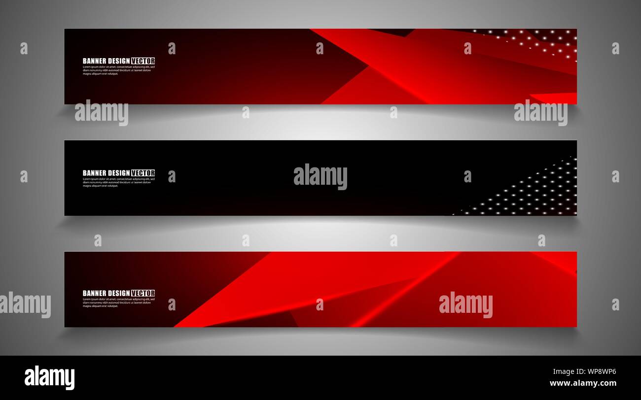 set the triangle background light header banner. Abstract composition ...