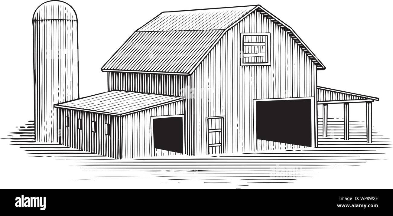 Rustic Barn Clip Art