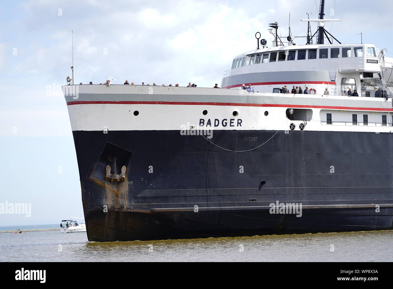 Ludington MI To Manitowoc WI SS Badger People & Car Ferry in Manitowoc ...