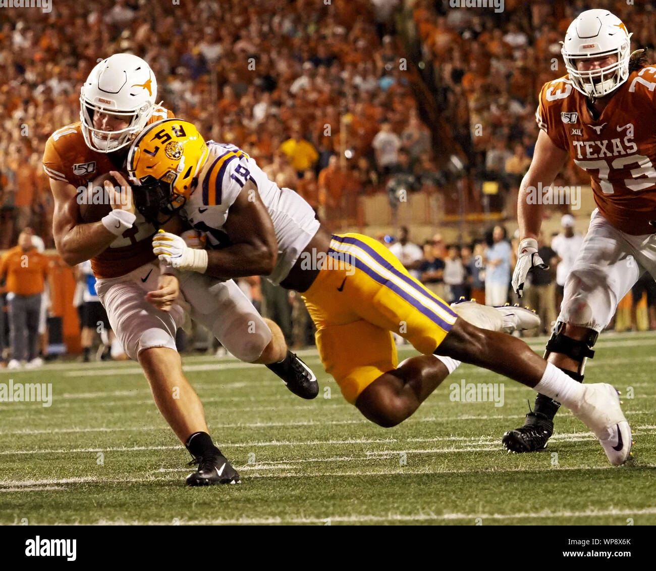 March 9, 2019. K'Lavon Chaisson #18 of the LSU Tigers in action vs the ...
