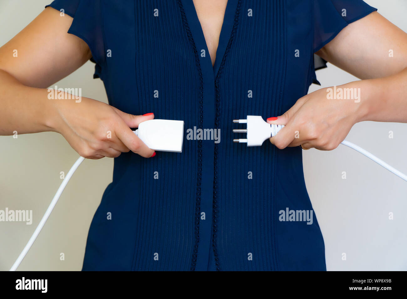 Woman connect meeting hi-res stock photography and images - Alamy