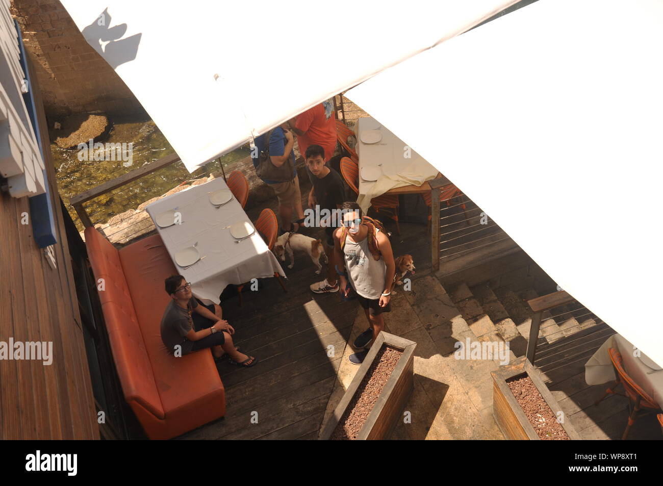 A view from above of the people Stock Photo - Alamy