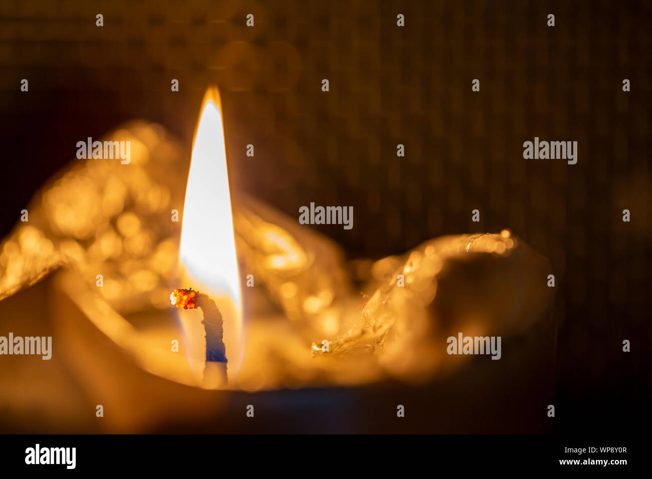 Blinking christmas lights in background hi-res stock photography and ...