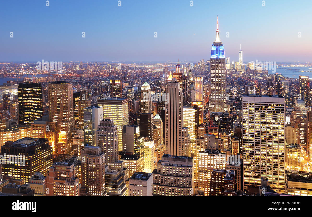 New York City cityscape Stock Photo - Alamy