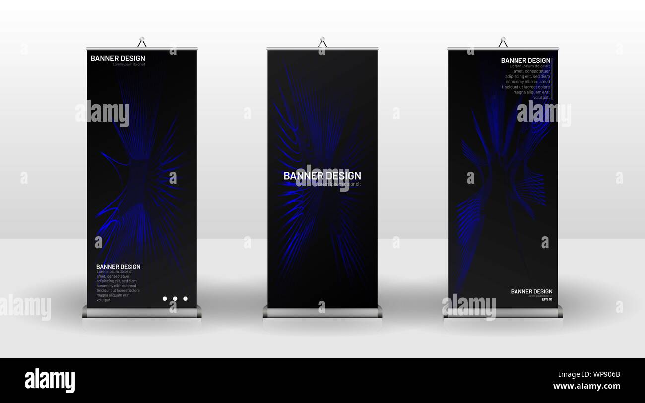 Vertical banner template design. can be used for brochures, covers ...