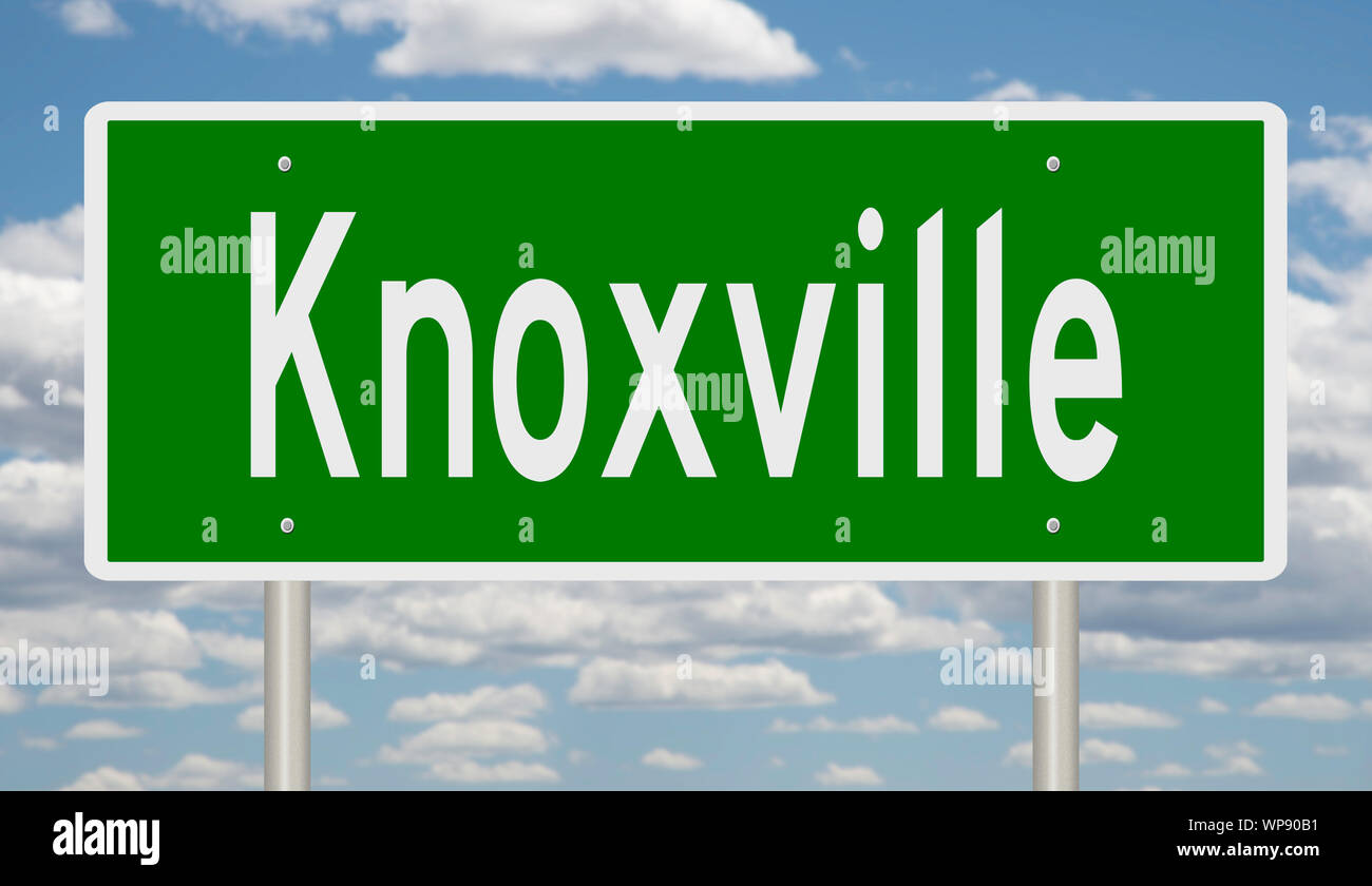 Knoxville road sign hi-res stock photography and images - Alamy