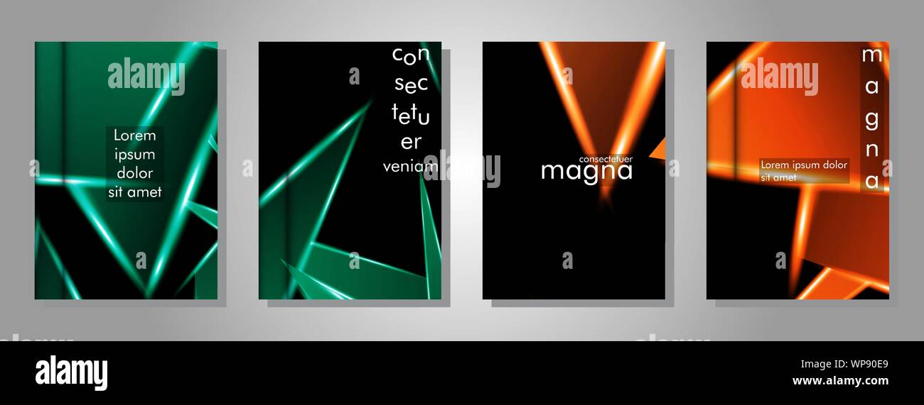 Minimal cover design. Triangular shape vector design background ...