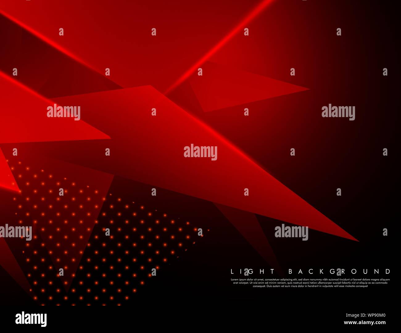 Background of a luminous triangle shape vector design. suitable for ...