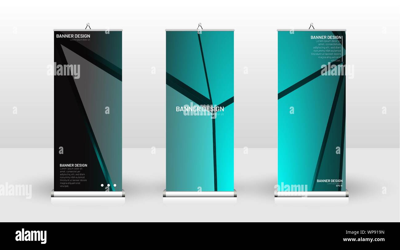 Vertical banner template design. can be used for brochures, covers ...