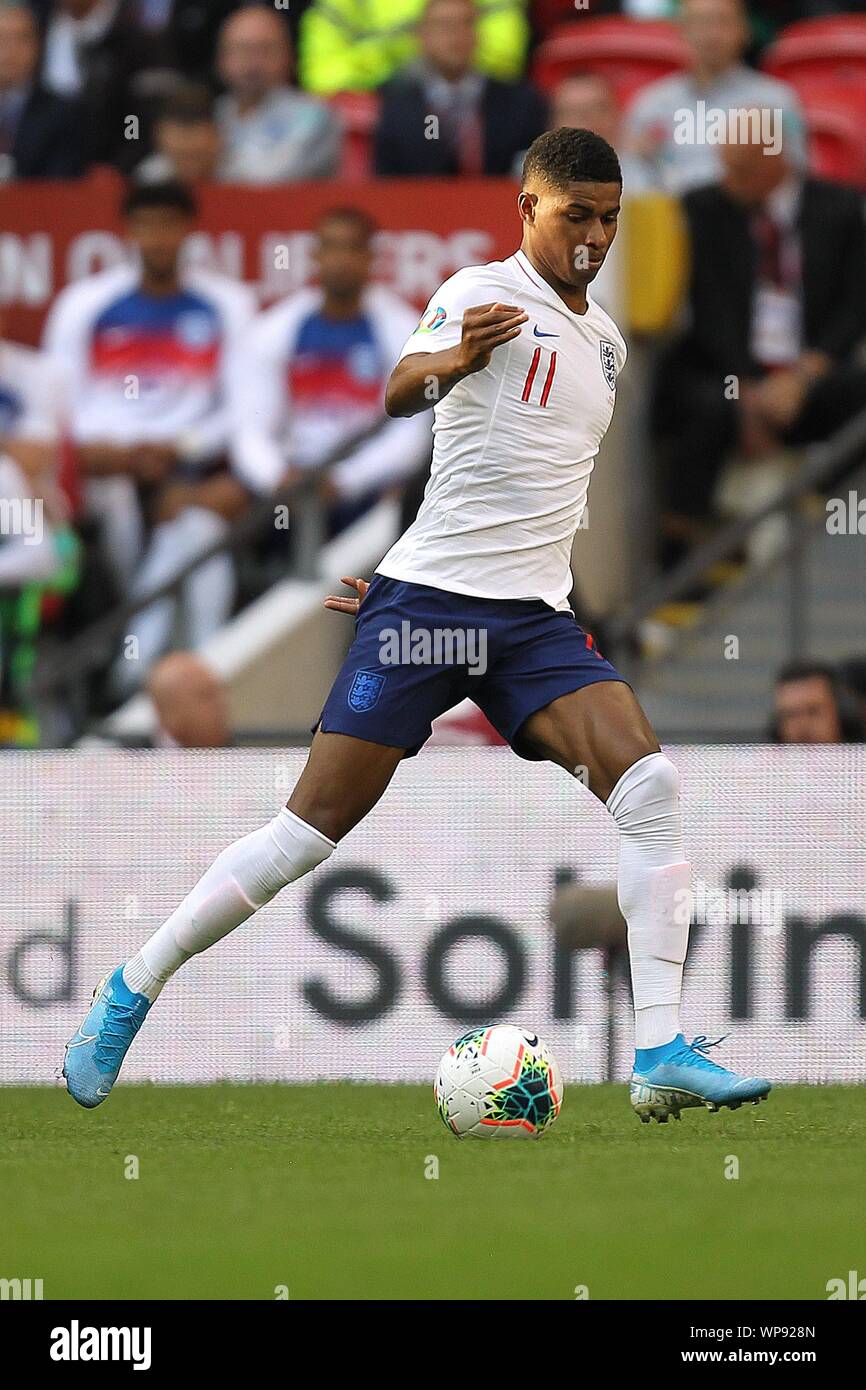 London, UK. 05th Sep, 2019. Marcus Rashford of England during the UEFA ...